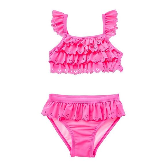 Flapdoodles | Swim | Flapdoodles Girls Eyelet 2pc Swim Set Pink | Poshmark